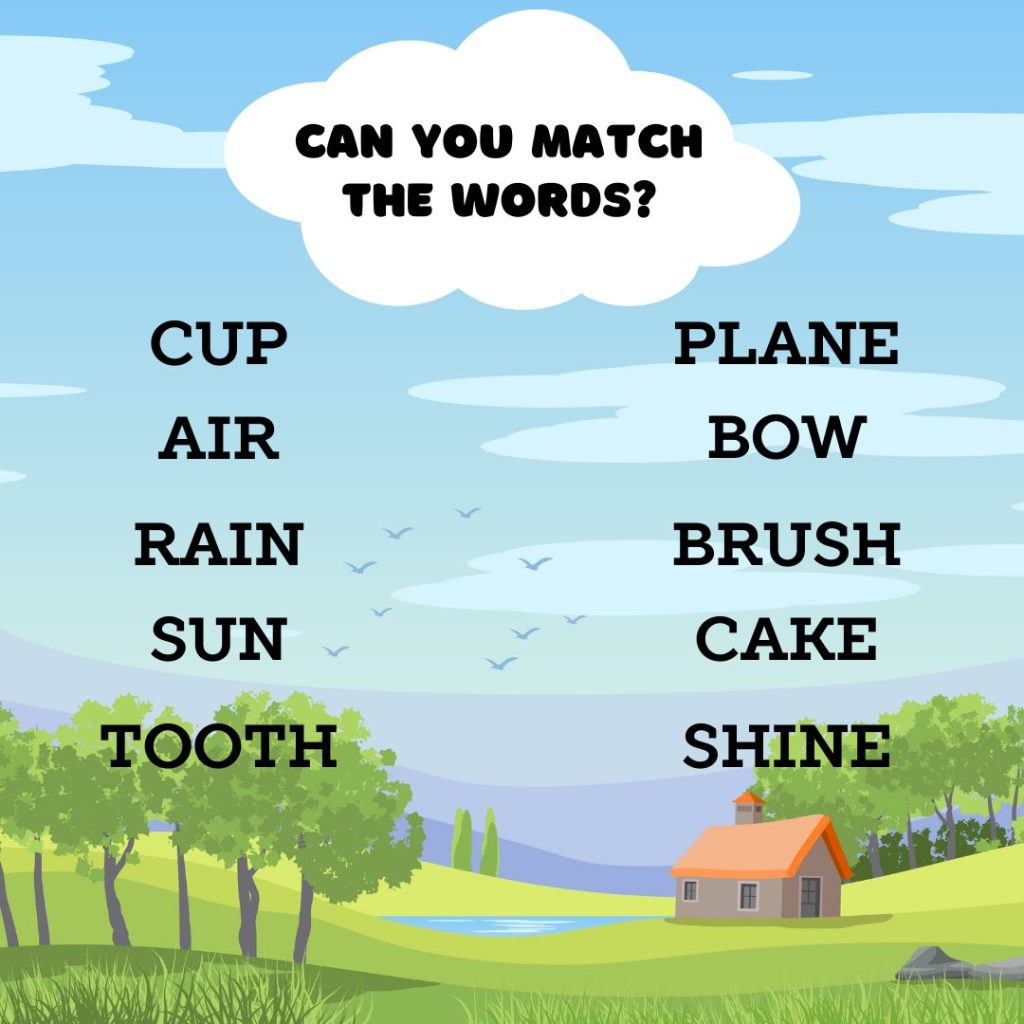 Connect the Compound Words! - MyCalgary