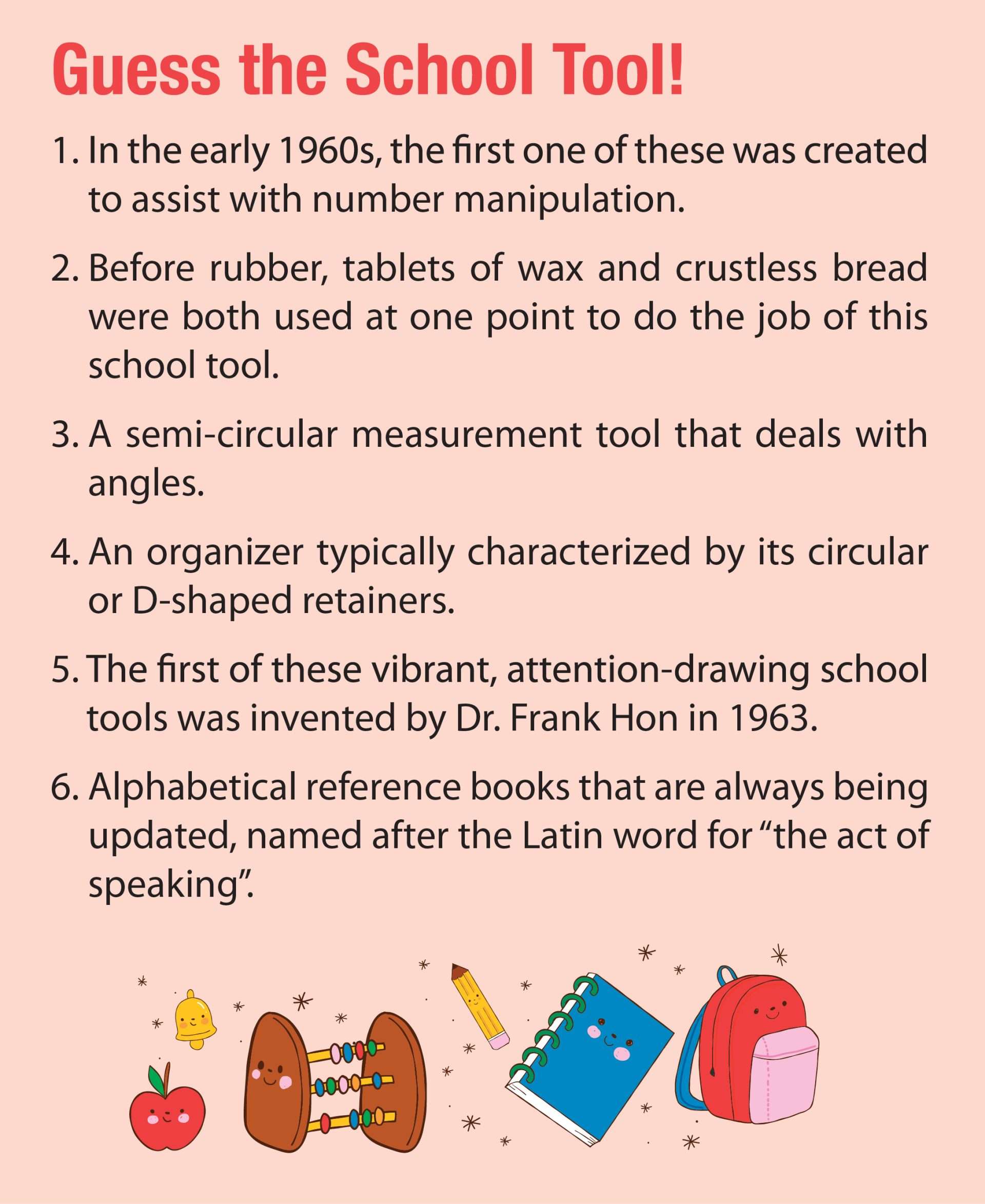 Trivia: Guess the School Tool – September 2025 - MyCalgary