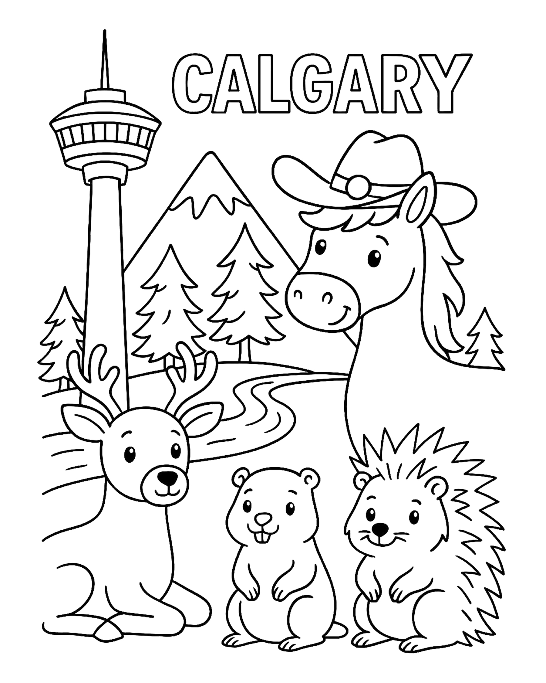 Winston Heights-Mountview's Colouring Page for January - MyCalgary